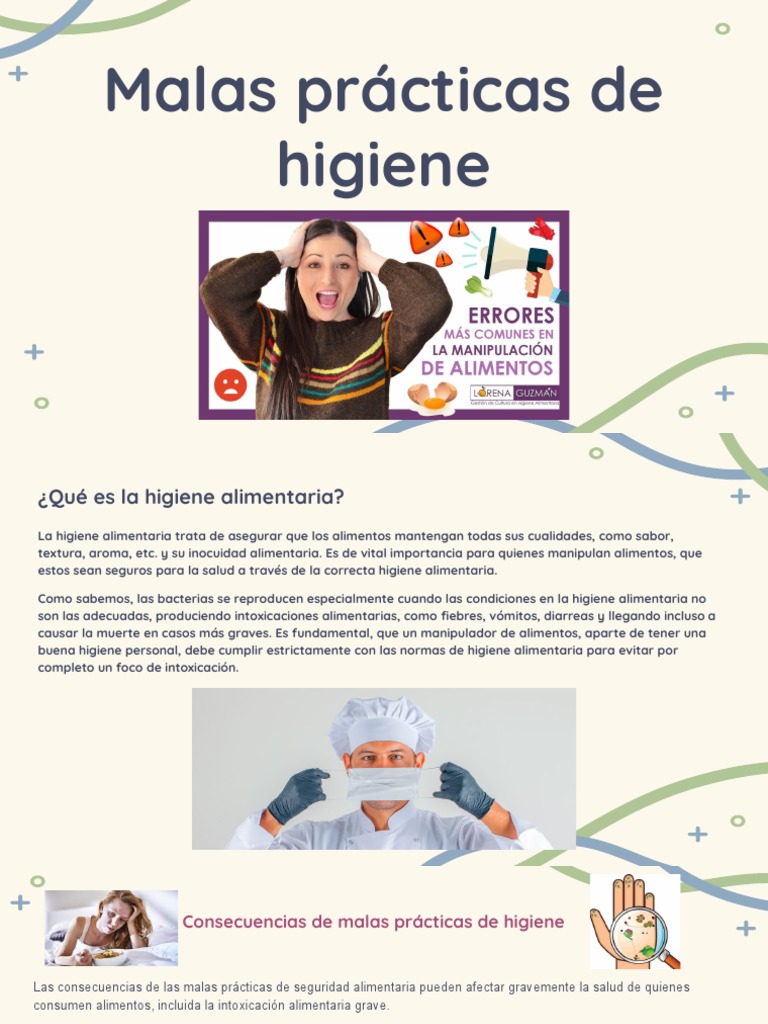 Consecuencias de malas prácticas higiénicas | PDF | Enfermedades ...