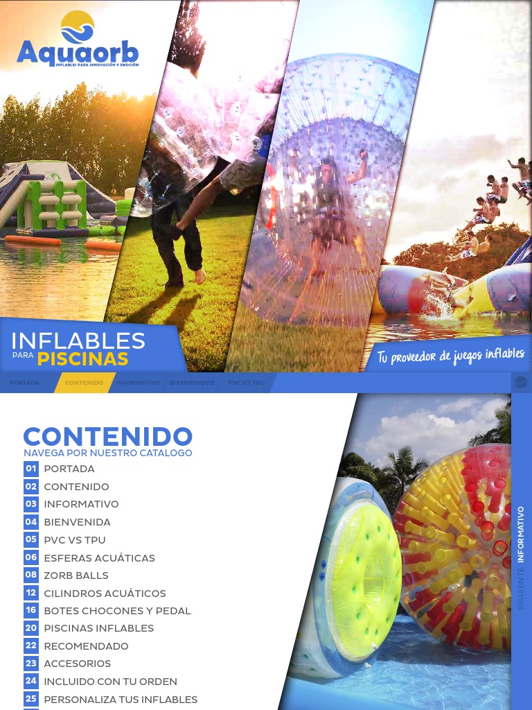 Catalogo Inflables Piscinas - AquaOrb 2.compressed | PDF