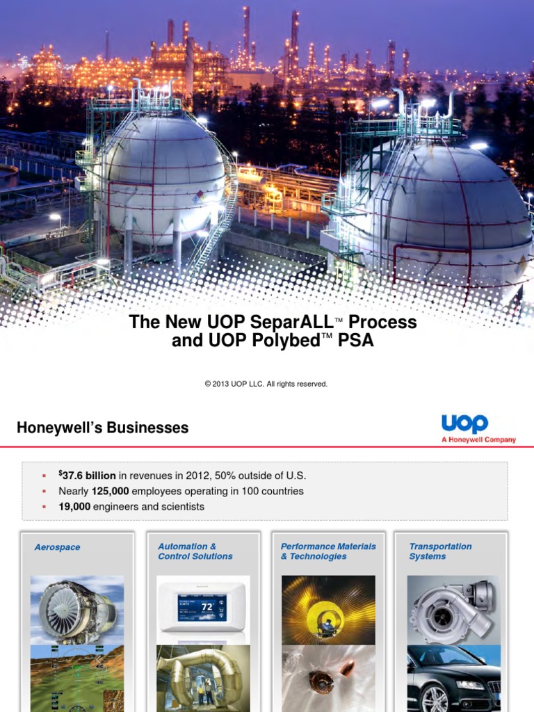 Uop Seperall Process Psa Polybed Presentation1 | PDF | Gasification ...