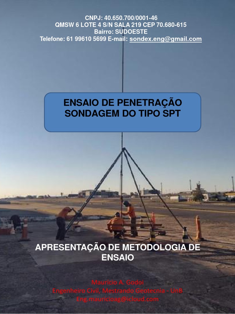 Metodologia de Sondagem SPT | PDF