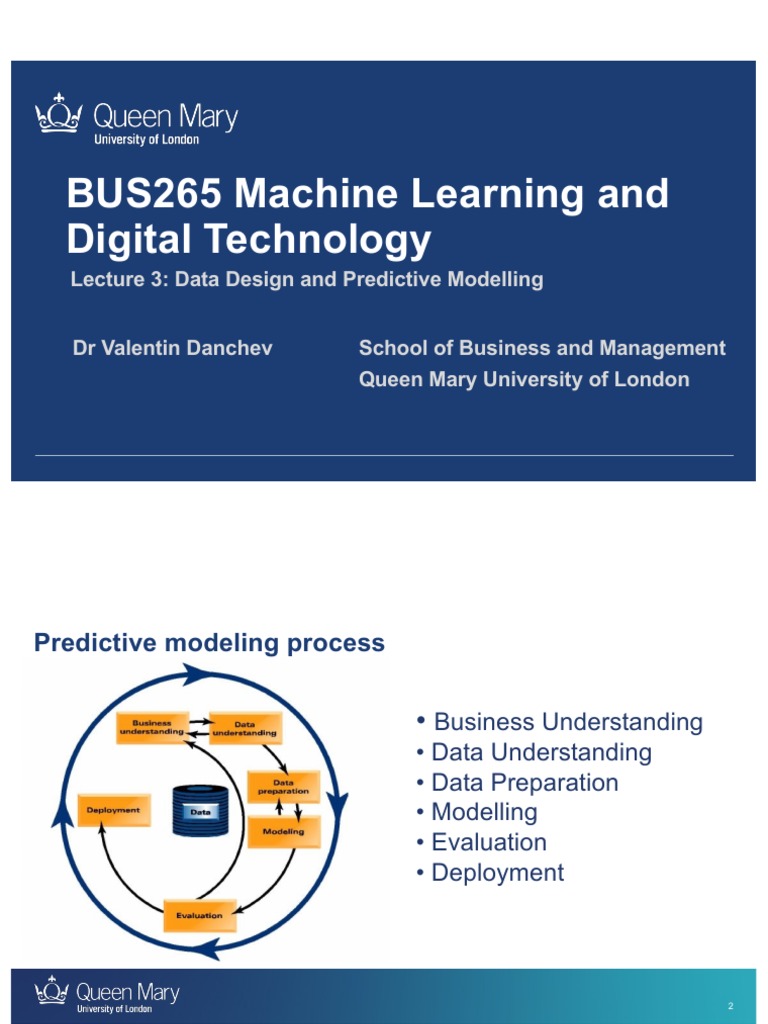 Predictive Modeling in Machine Learning | PDF | Statistical ...