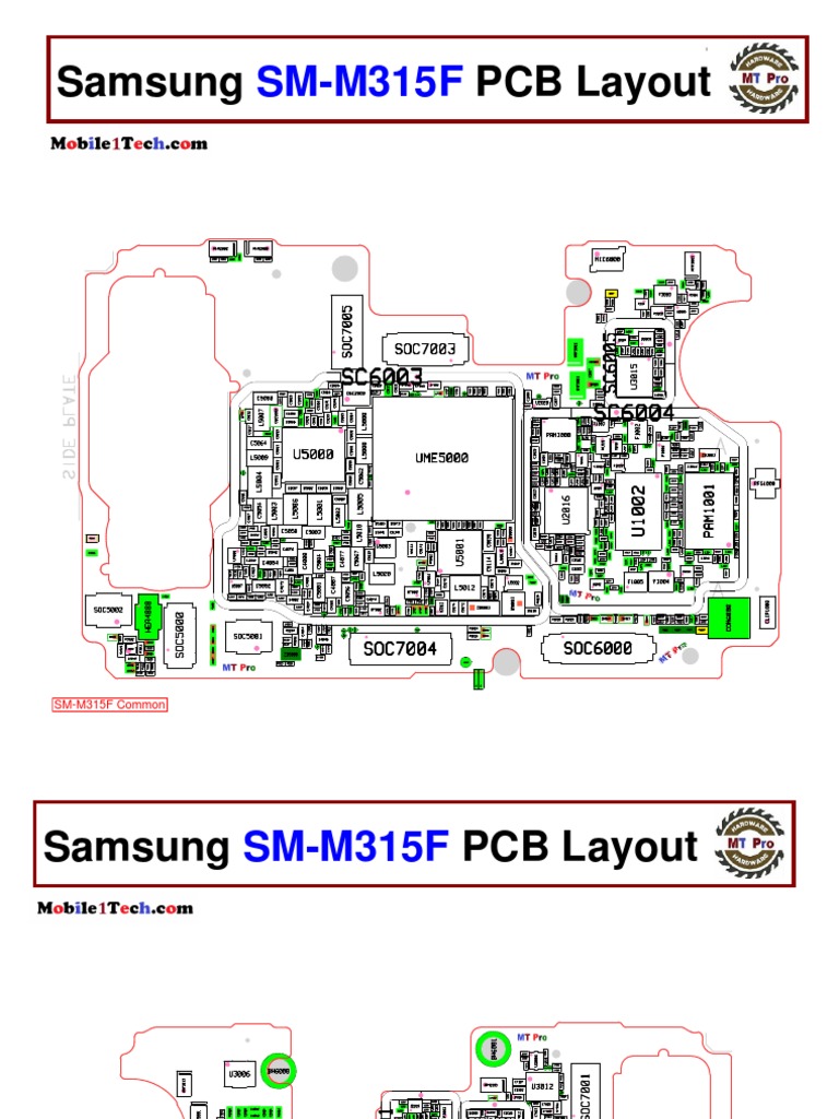 SM-M315F PCB Layout Galaxy M31 | PDF