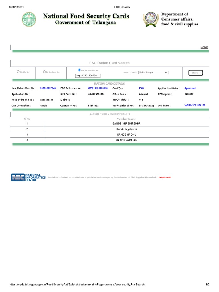 Food Security Card | Download Free PDF | Rationing