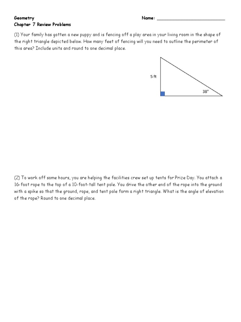 Chapter 7 Review Problems | PDF | Home & Garden Chapter 7 Review Problems | PDF | Home & Garden