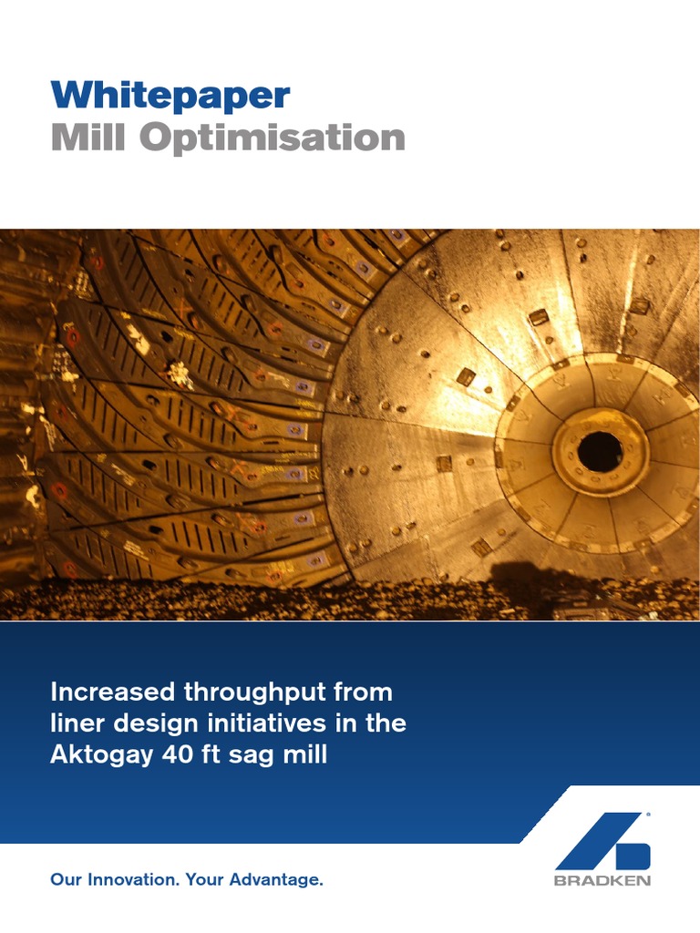 Bradken Mill Optimisation Solutions | PDF | Mill (Grinding) | Secondary ...