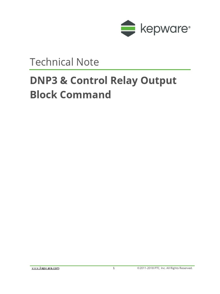 Dnp3 Control Relay Output Block Command | PDF | Bit | Network Packet
