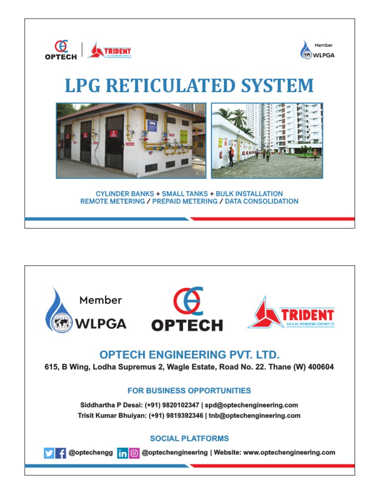 Optech Leaflets 06 LPG Reticulated | PDF