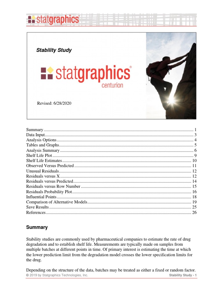 Stability Study | PDF