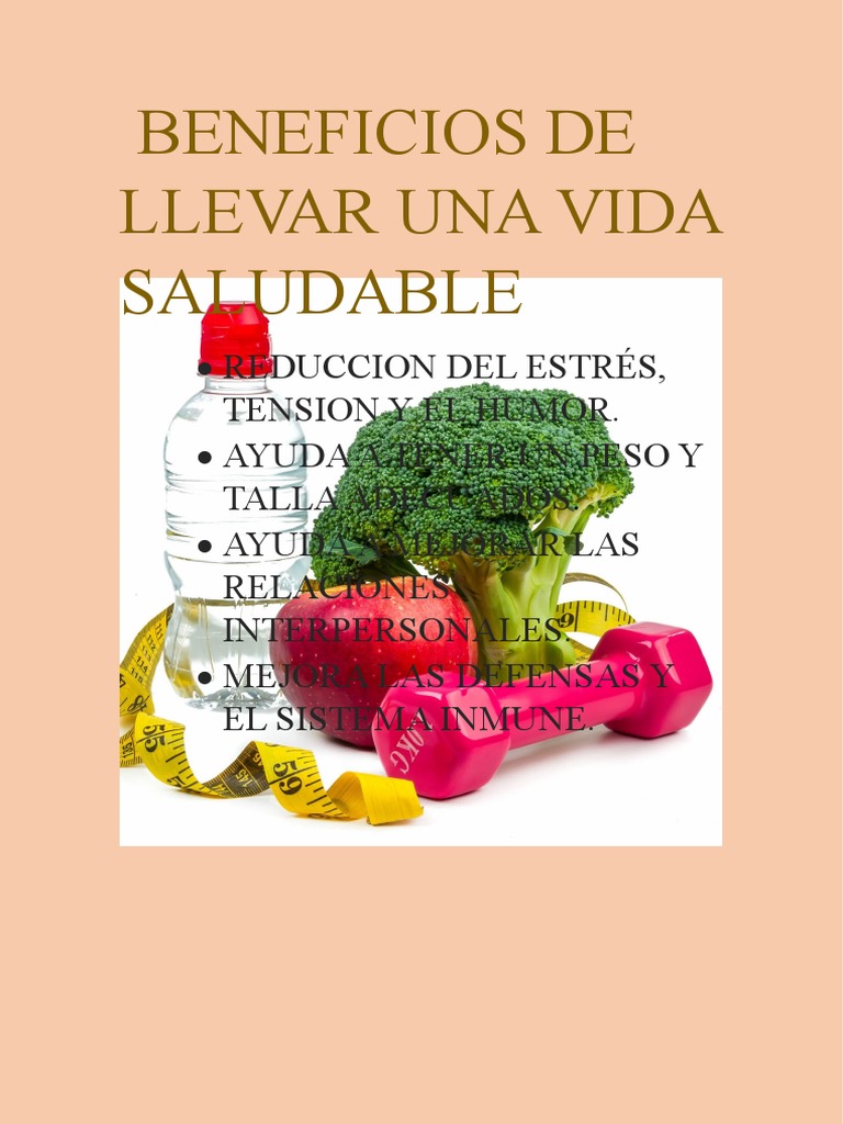 Beneficios de una Vida Saludable | PDF | Relaciones personales, crianza ...