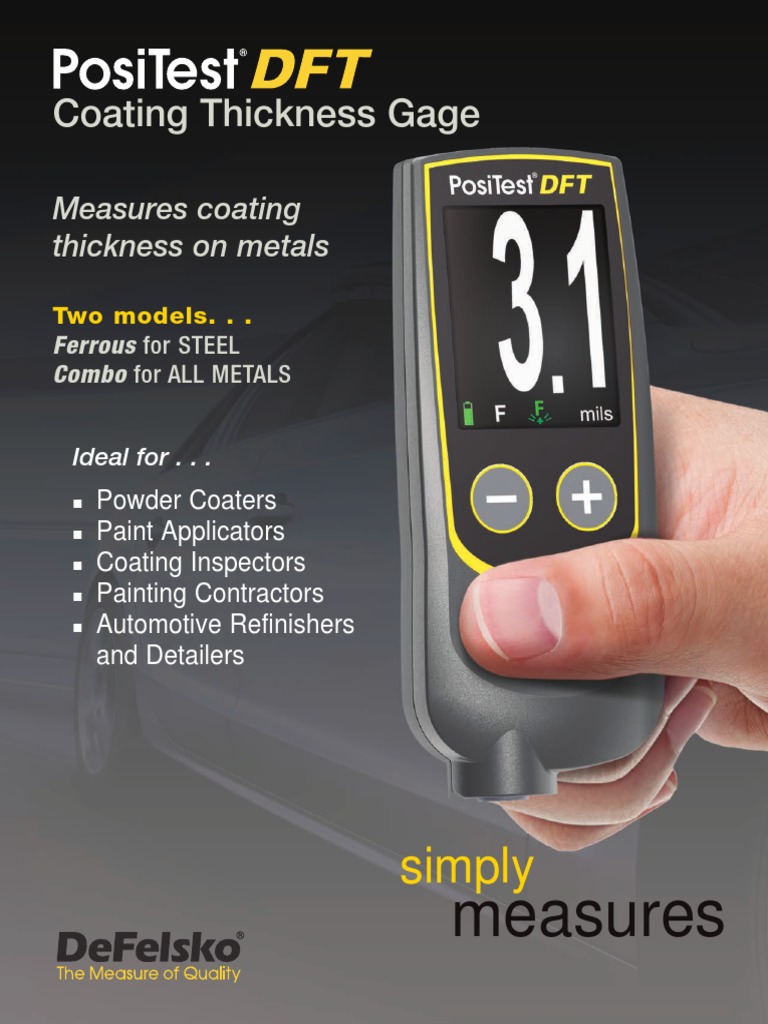 Posi Test DFT | PDF | Calibration