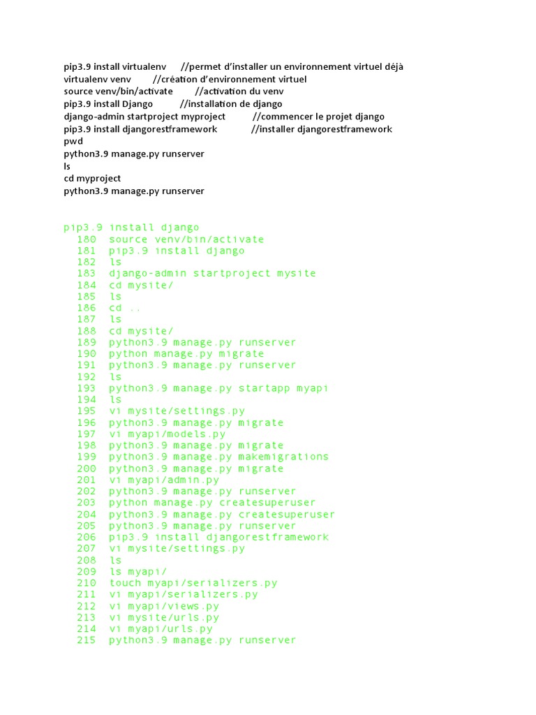 Create Virtual Env Django | PDF