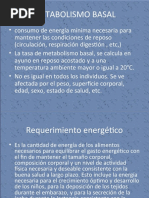 Mets Tabla de Indice Metabolico Segun Actividad | PDF