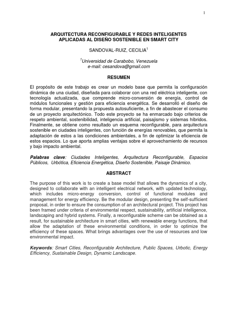 Sandoval Arq - Reconfigurable | PDF Sandoval Arq - Reconfigurable | PDF