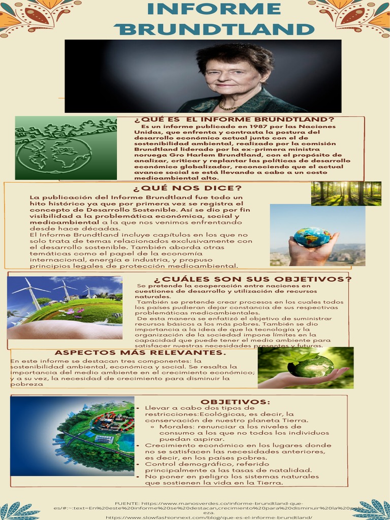 Informe Brundtland | PDF | Desarrollo sostenible | Sustentabilidad