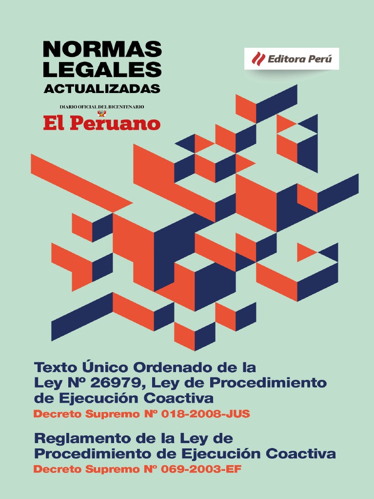 Texto Único Ordenado de La Ley #26979, Ley de Procedimiento de ...