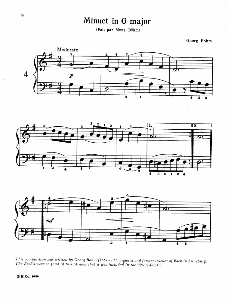 Bach-for-Early-Grades-Book I | PDF