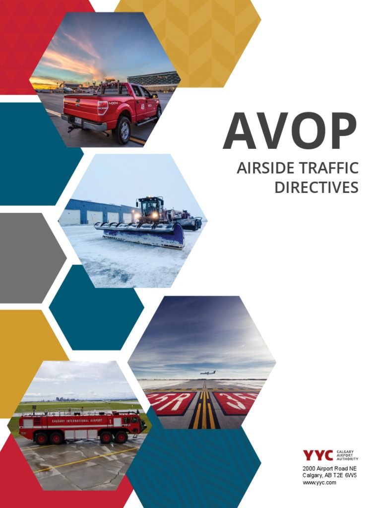 Airside Traffic Directives (AVOP Manual) | PDF | Airport | Driver's License