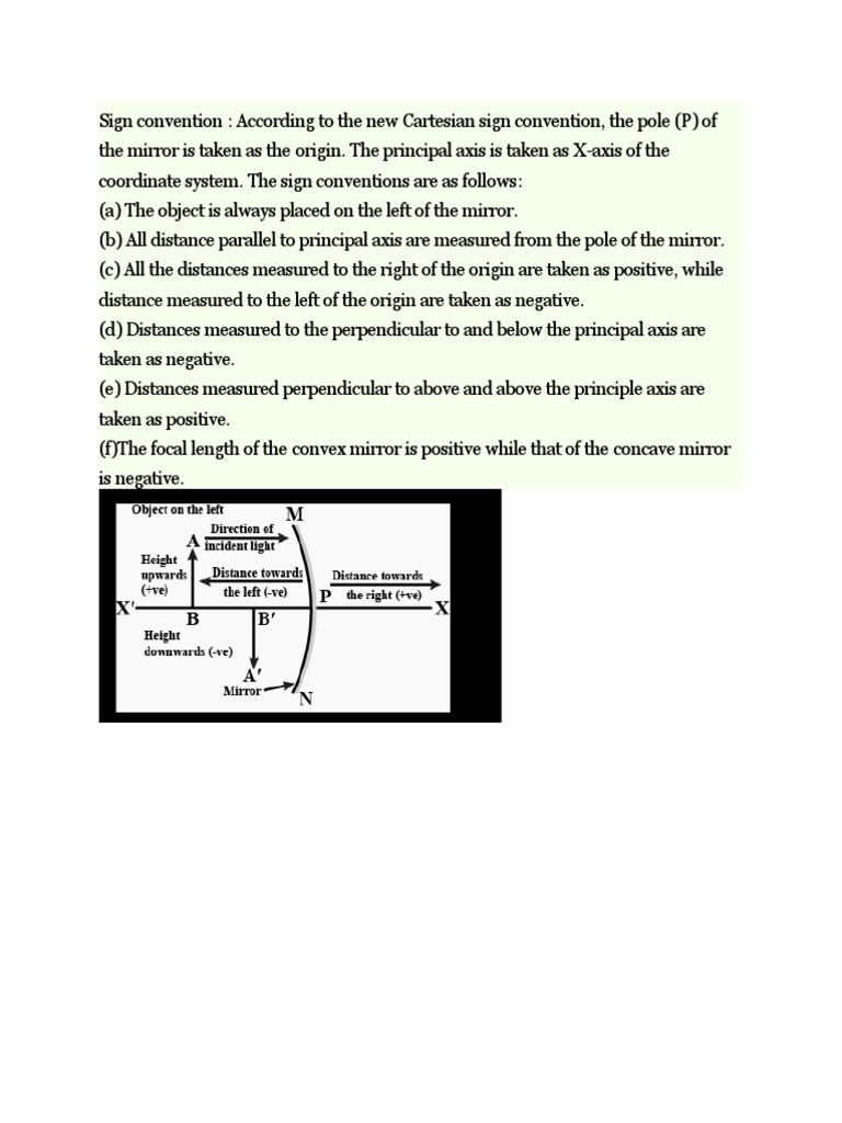 Sign Convention Pdf