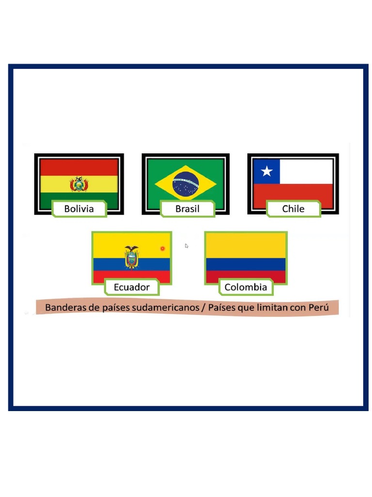 Banderas de Los Paises Que Limitan Con Peru | PDF