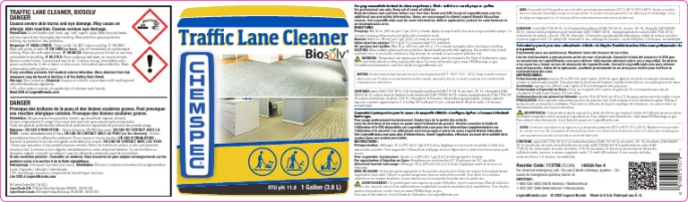 Traffic Lane Cleaner | Download Free PDF | Chemistry | Chemical Compounds