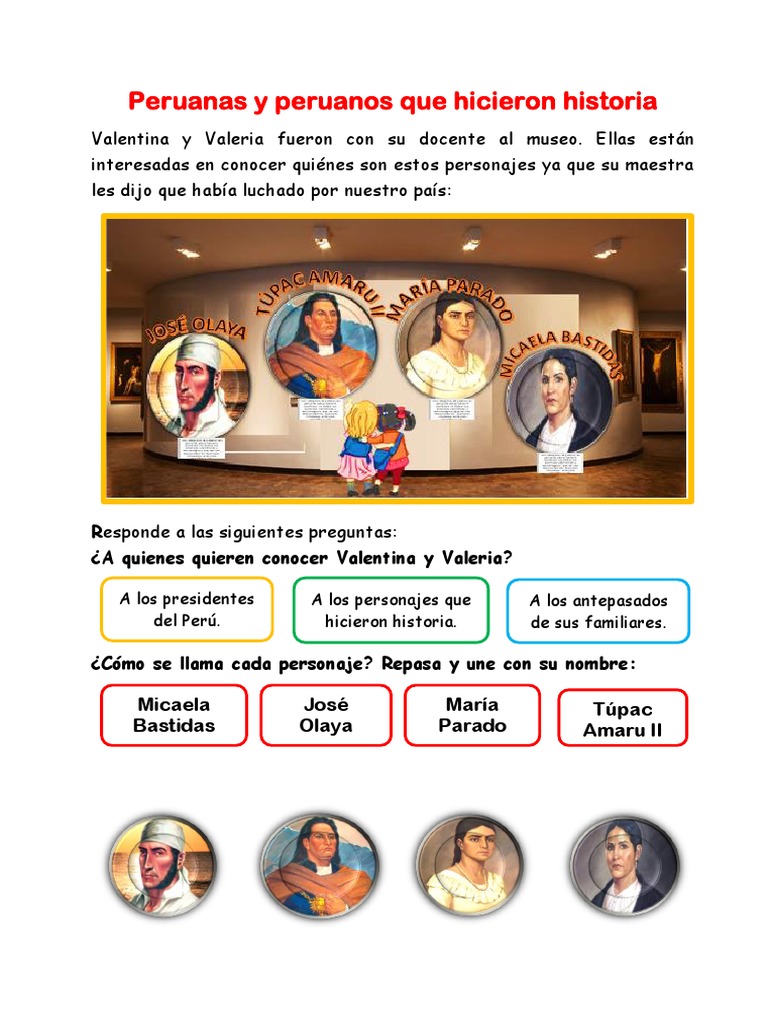 Peruanas y Peruanos Que Hicieron Historia | PDF | Perú