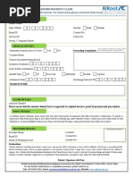NEURON CLAIM FORM | PDF | Physician | Informed Consent