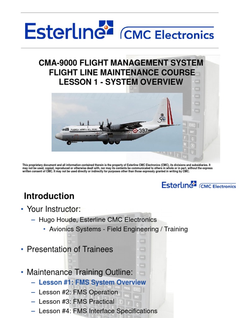 FAP CMA-9000 FMS Maint Crs L1 | PDF | Systems Engineering | Wireless