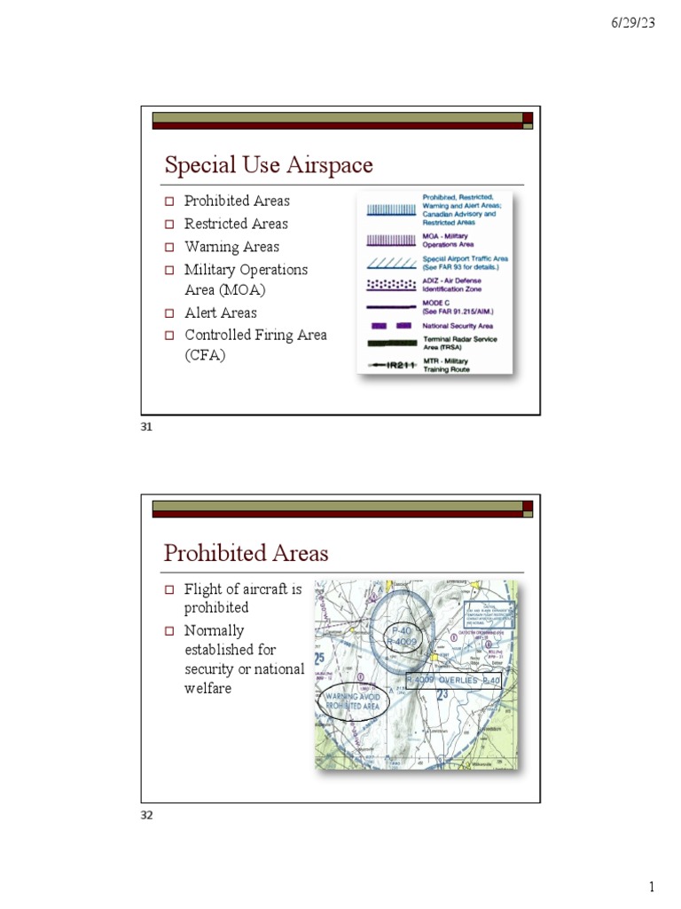 Understanding Special Use Airspace | PDF | Visual Flight Rules | Air ...