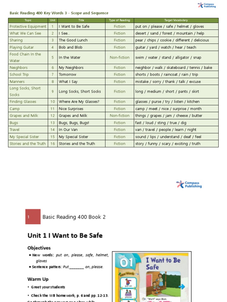 Basic Reading 400 Key Words 3 TG | PDF