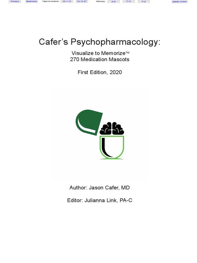 Jason Cafer MD - Julianna Link PA-C - Cafer's Psychopharmacology ...