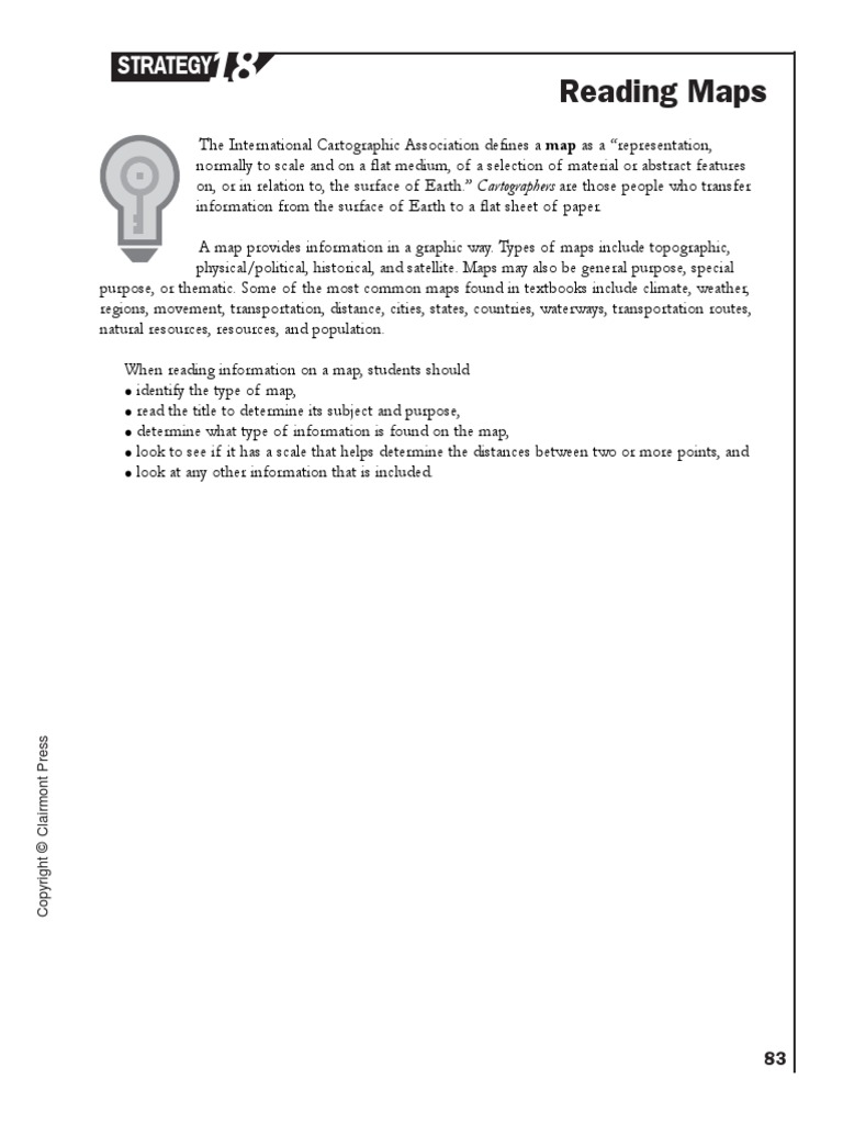 18 - Reading Maps | Download Free PDF | Map | Cartography