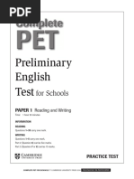 PET B1 Reading | PDF