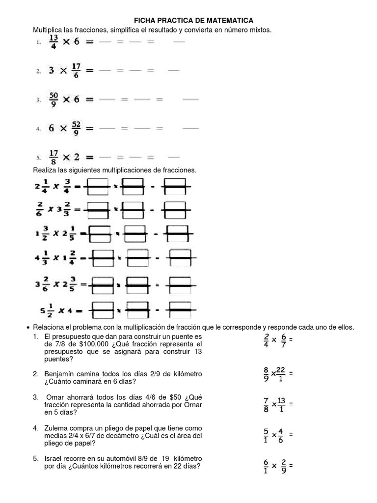 Ficha Practica de Matematica | PDF