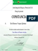 Constancia SICAD | PDF