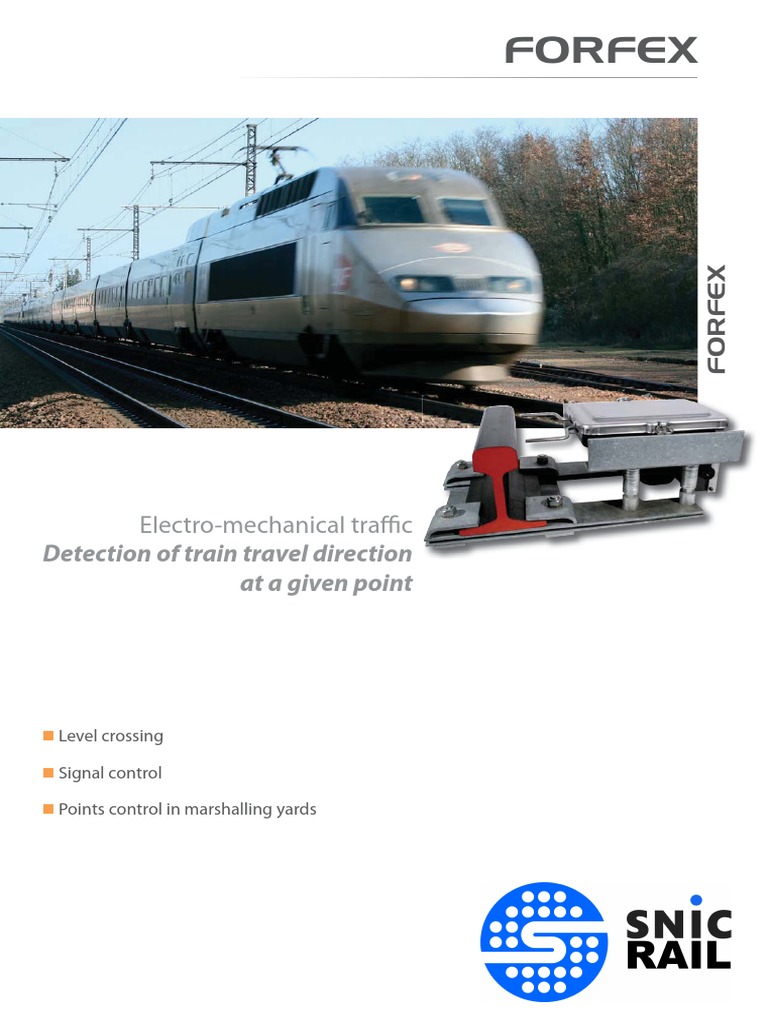 1.3 Brochure Forfex | PDF | Rail Transport | Electrical Engineering