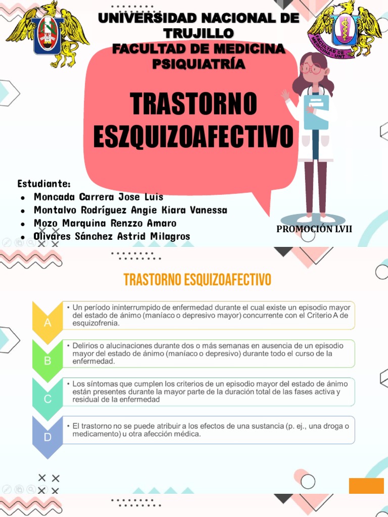 Trastorno Esquizoafectivo | PDF | Esquizofrenia | Depresión (estado de ...