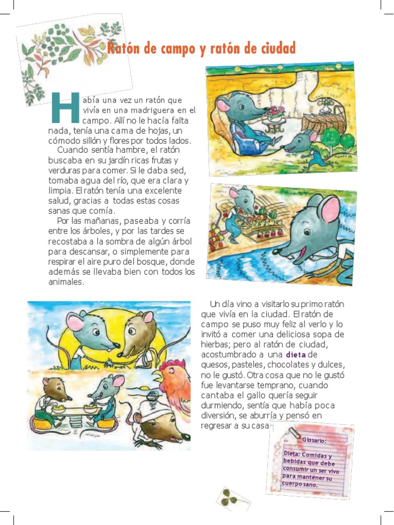 El ratón de campo y la ciudad | PDF