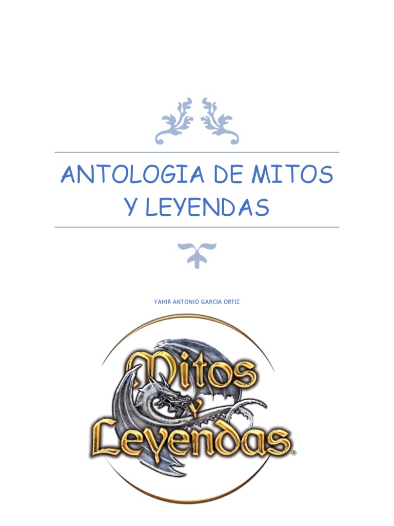 Antologia de Mitos y Leyendas Mexicanas Proyecto | PDF