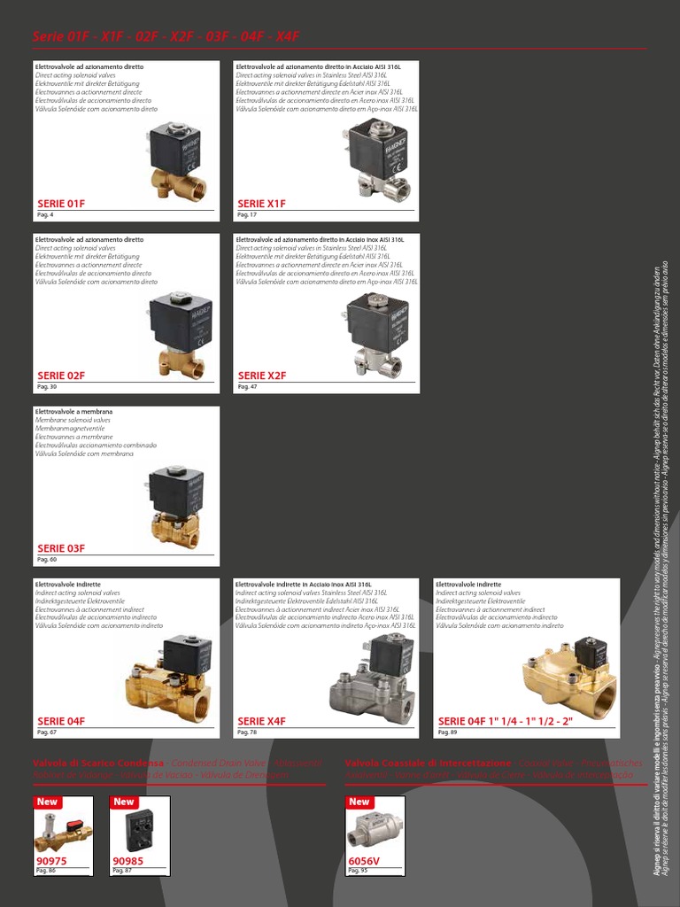 Electrovalvula Aignep | PDF | Fases da Matéria | Materiais