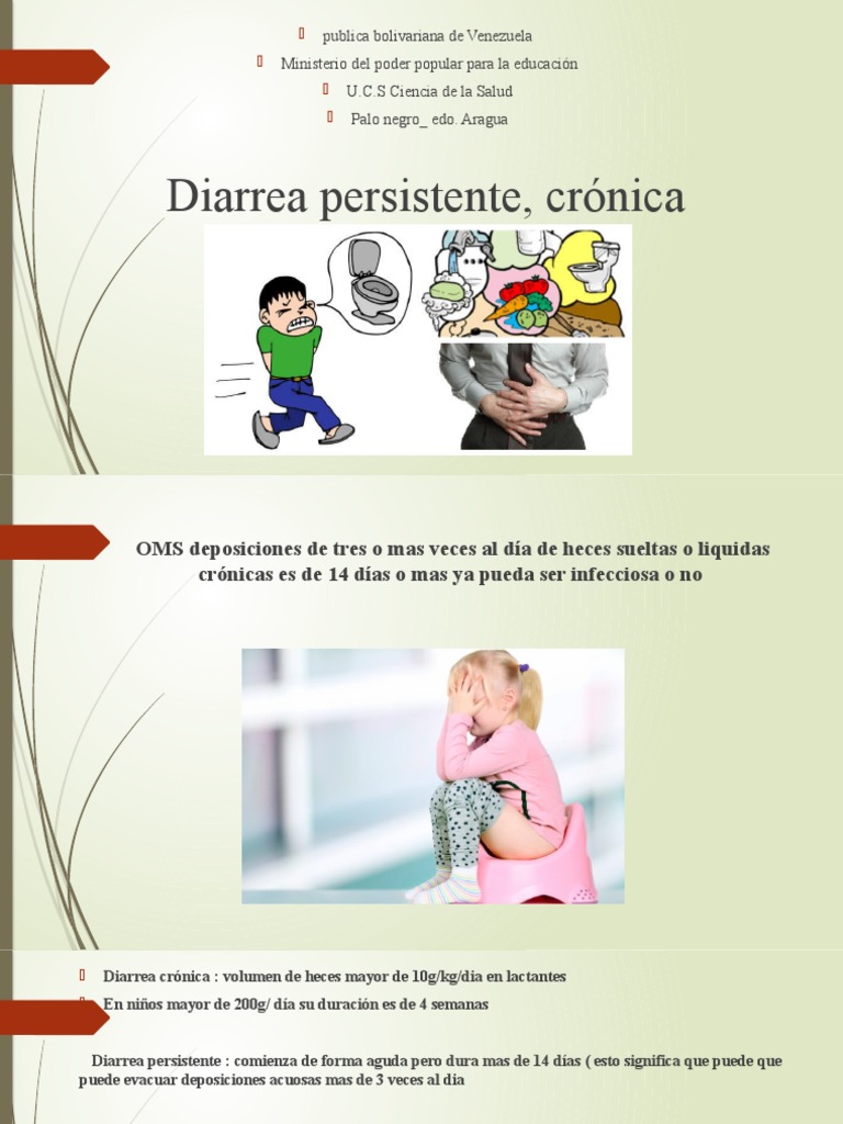 Diarrea Crónica: Causas y Diagnóstico | PDF | Diarrea | Especialidades ...