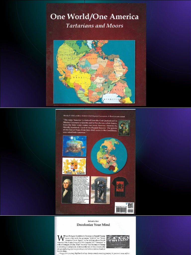 Conclusion of ONe World One America Tartarians and Moors - I Recommend ...