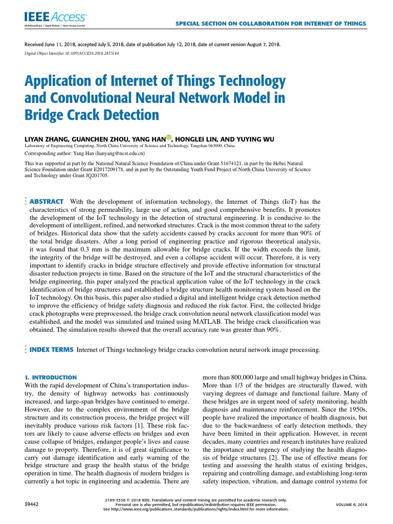 Application of Internet of Things Technology and Convolutional Neural ... Application of Internet of Things Technology and Convolutional Neural ...