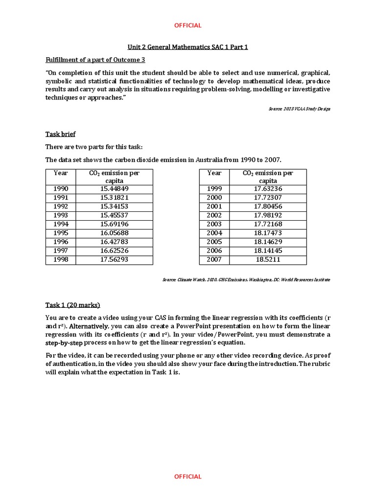 SAC 1 Part 1 | PDF | Regression Analysis