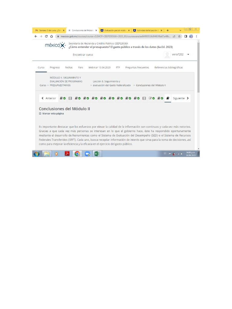 Conclusiones Del Modulo 2 | PDF