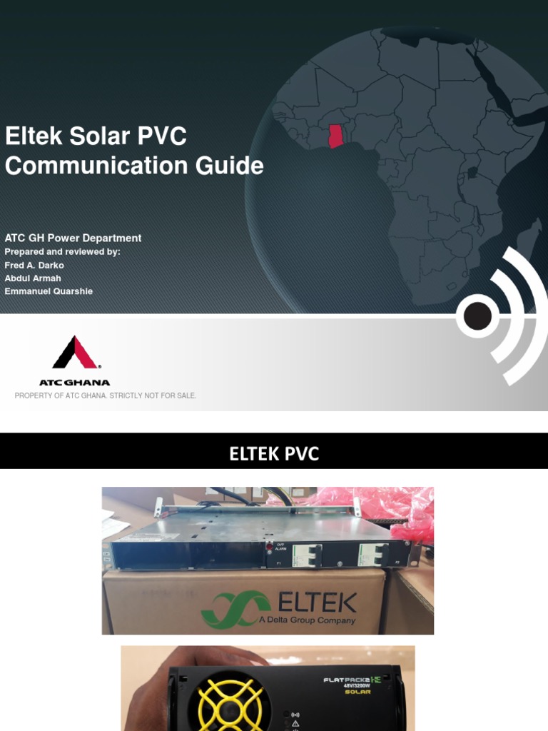 Eltek Solar PVC Communication Guide | PDF | Computer Engineering | Computer Networking