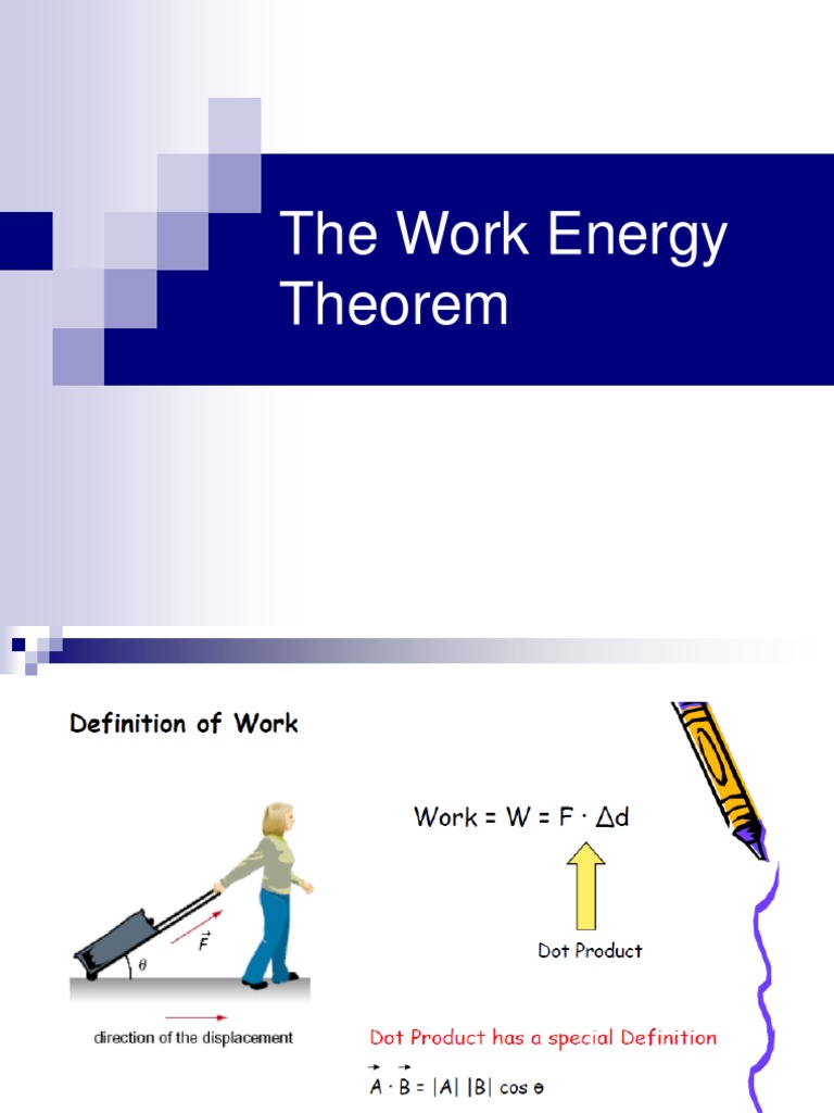 03A - SPH3U Work Energy Theorem | PDF | Potential Energy | Kinetic Energy