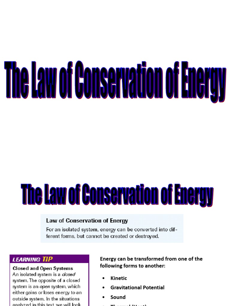 Understanding Energy Conservation Principles | PDF