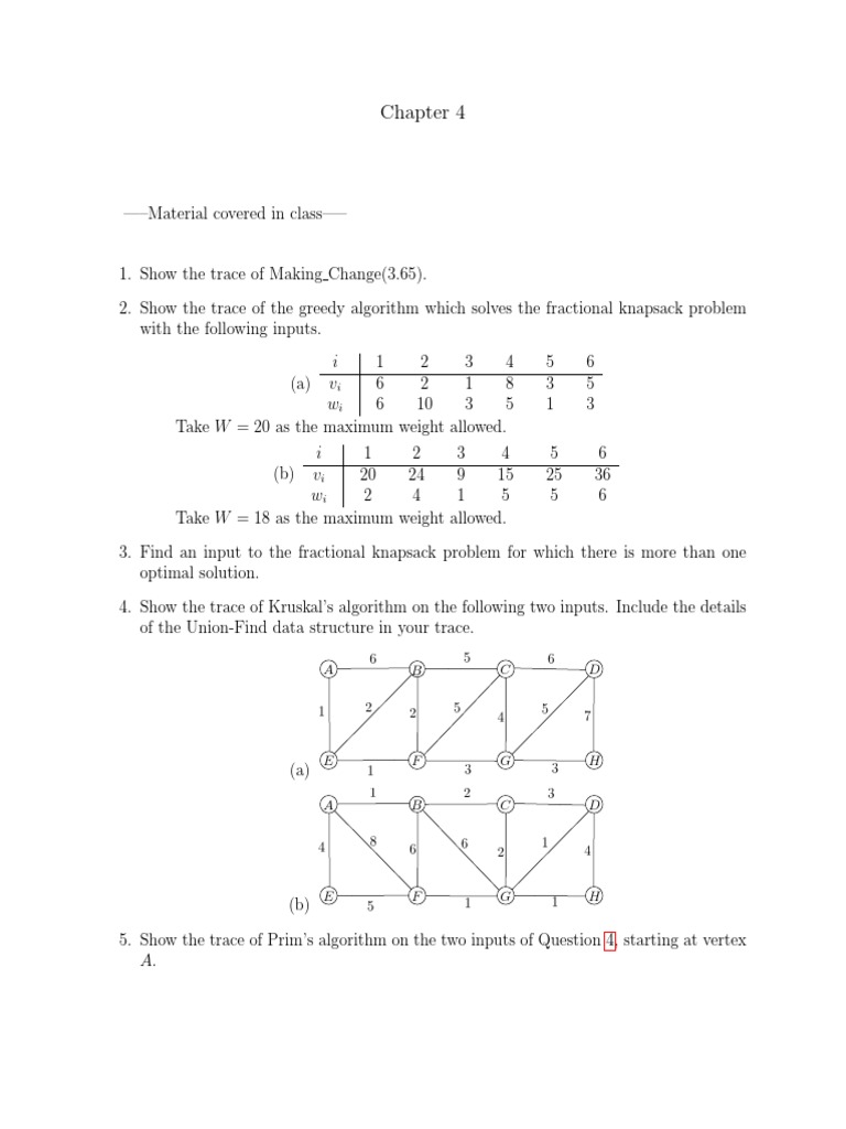 Exercices Chapter4 Pdf Graph Theory Theoretical Computer Science 7355