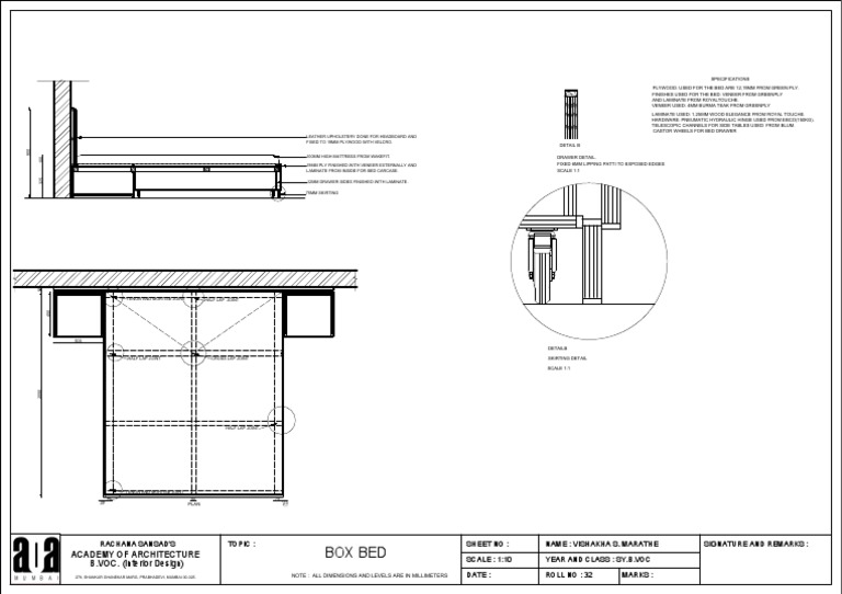 Box Bed Final 2 | PDF | Plywood | Building Materials