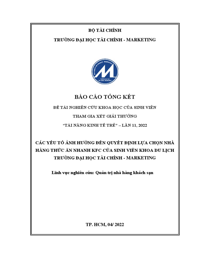 Bài Nghiên C U Đã Xong | PDF